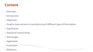 Statstical process control | PPTX