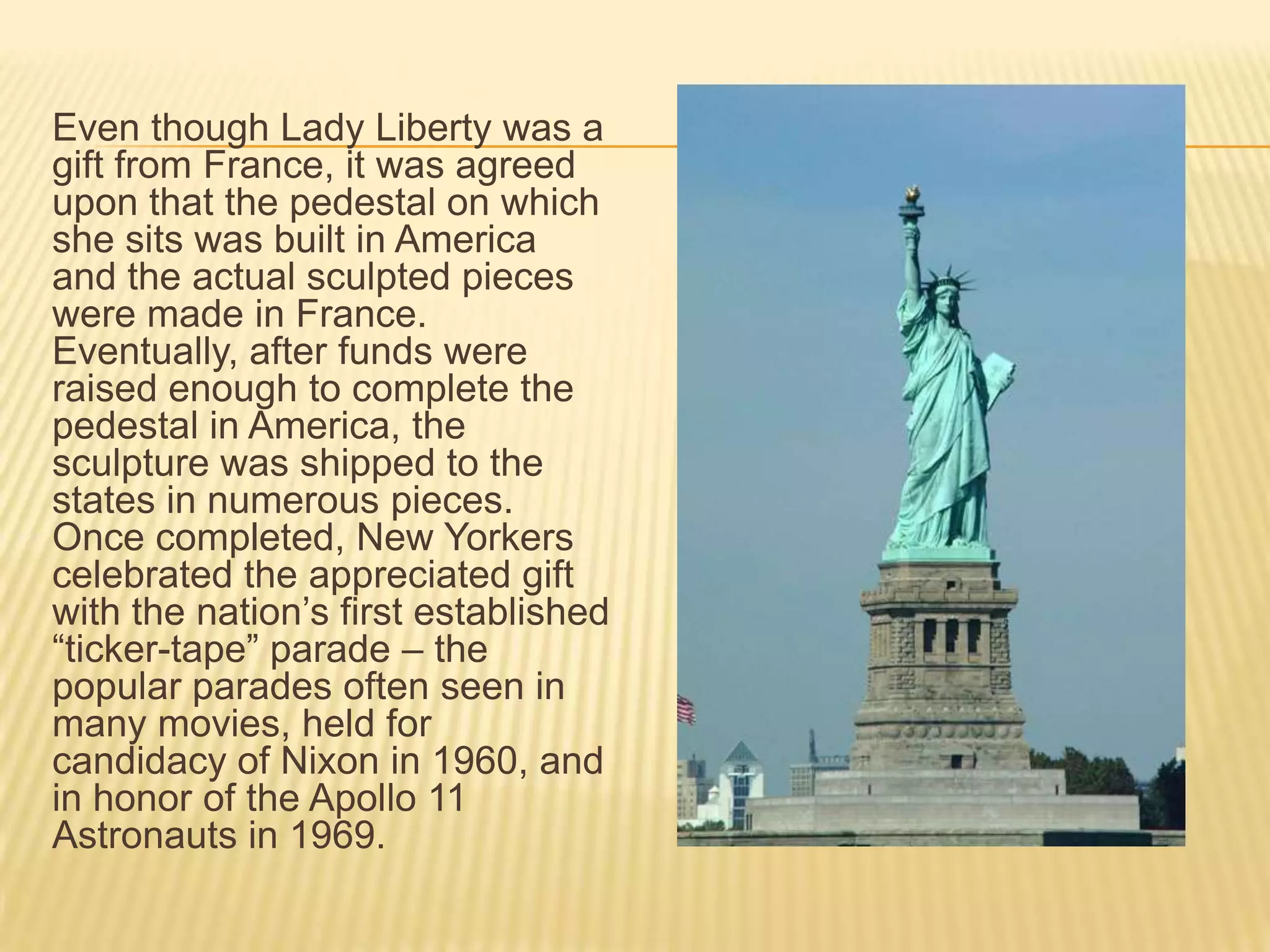 Statue of Liberty Presentation | PPTX