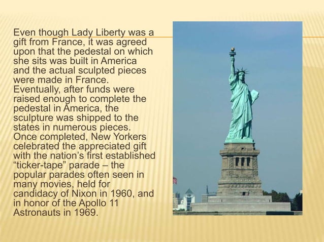 Statue of Liberty Presentation | PPT