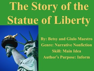 Statue of liberty ppt | PPT | Arts and Crafts | Hobbies & Interests