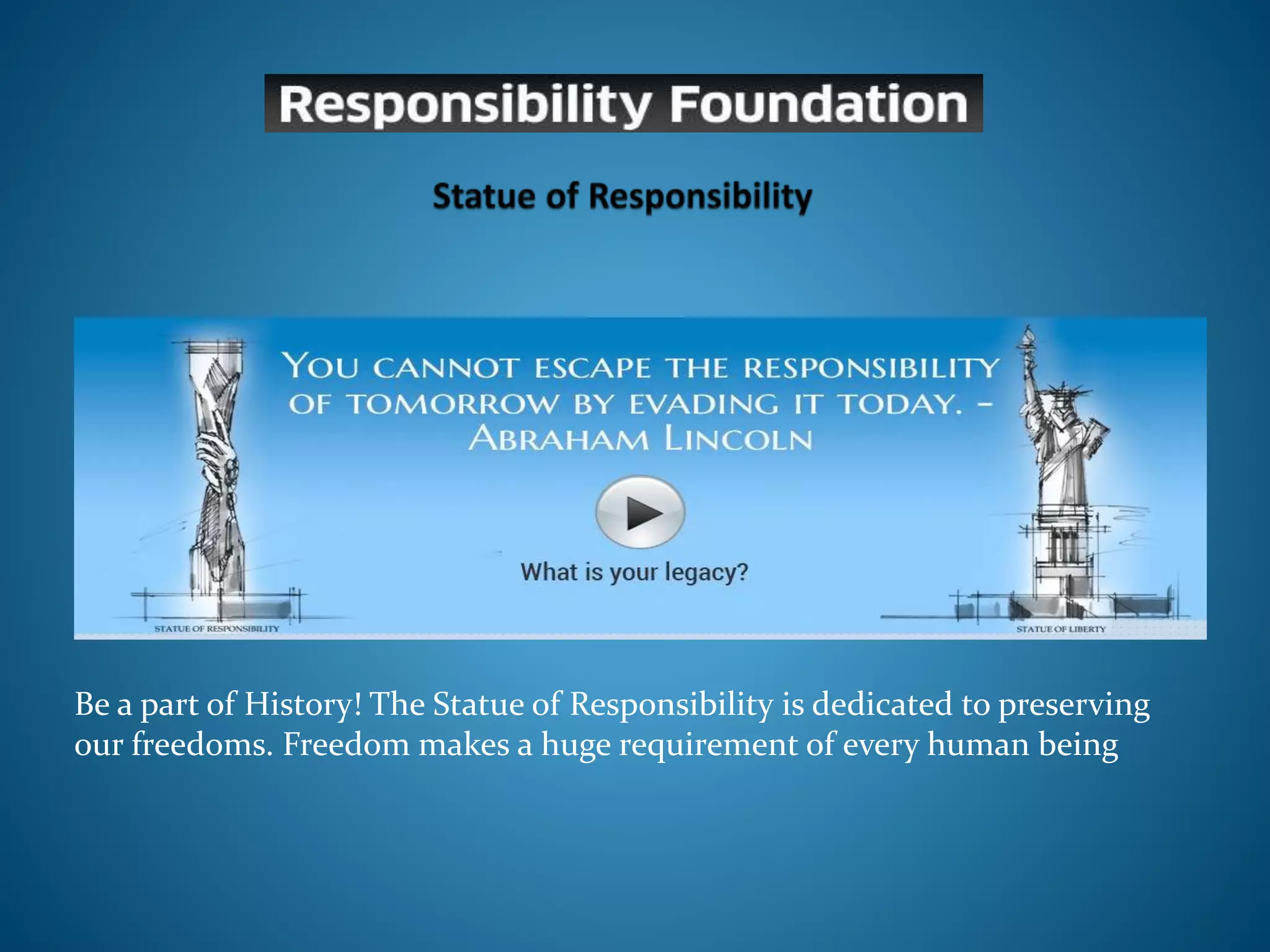 statue of responsibility | PPTX
