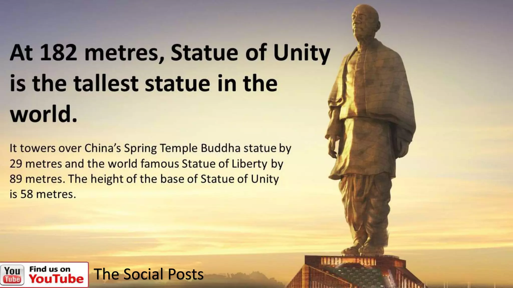 Interesting Facts About Tallest Statue in the World | PPTX