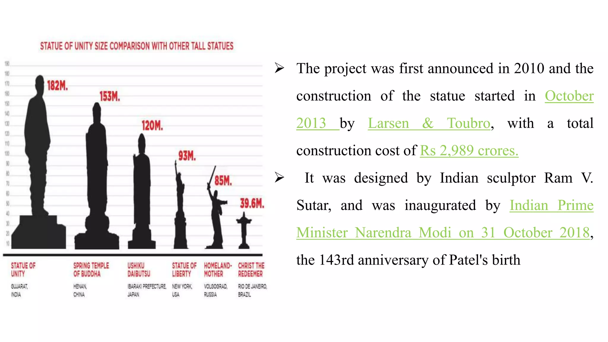 Statue of unity-A Major Engineering Project | PPTX