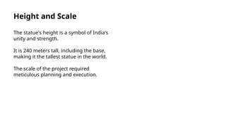 Statue Of Unity As A Civil Engineering View.pptx
