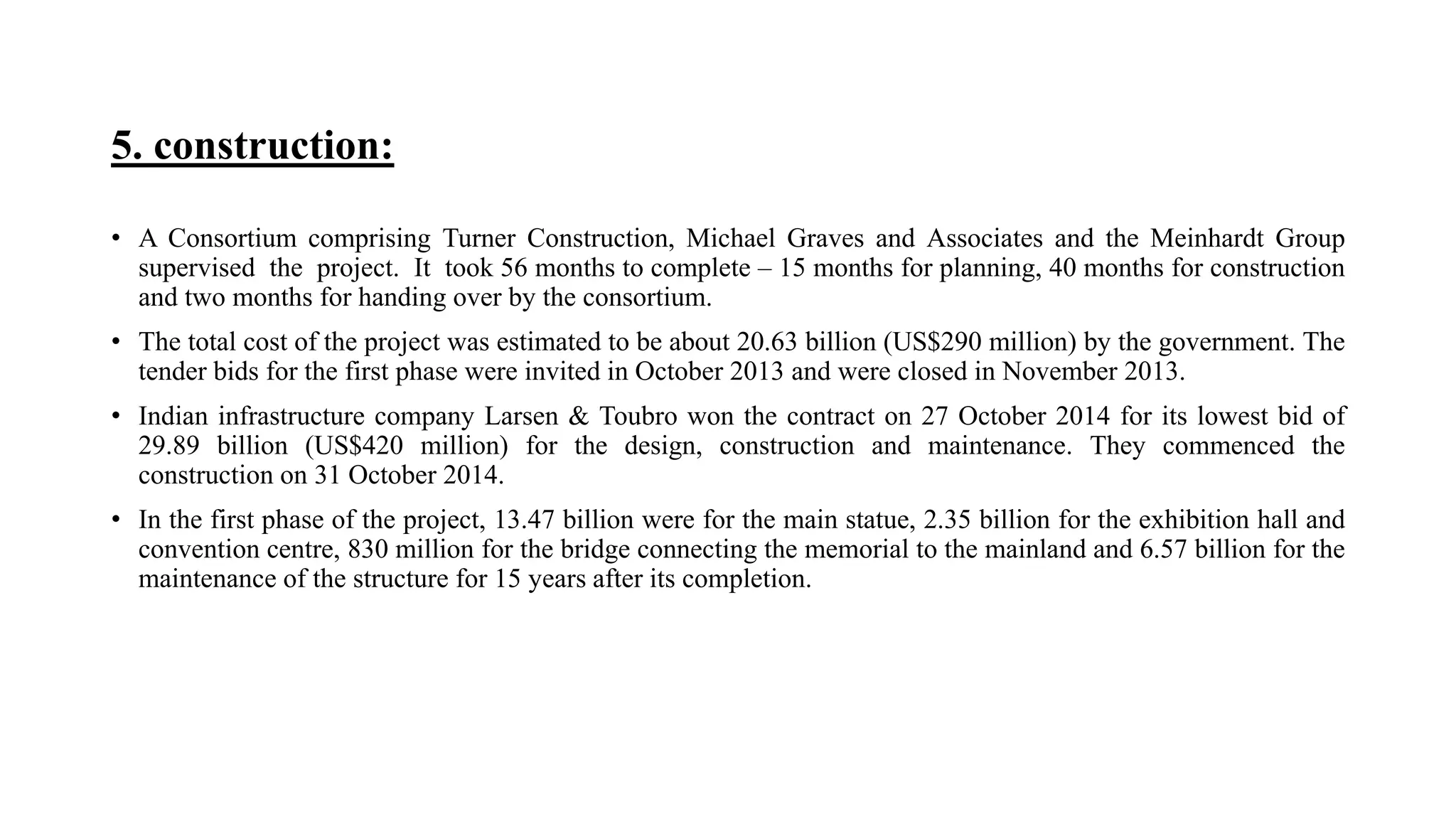 Statue of unity case study | PPTX