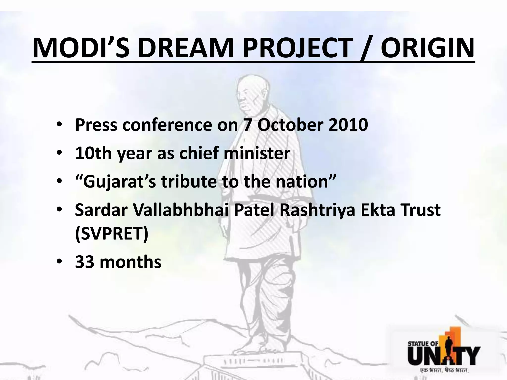 Statue of unity | PPTX