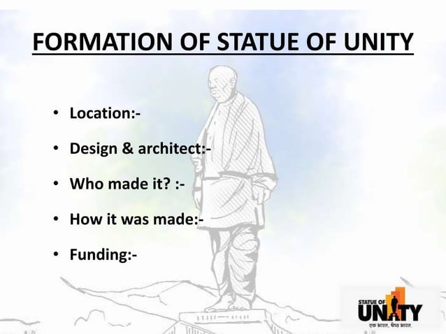 Statue of unity | PPTX