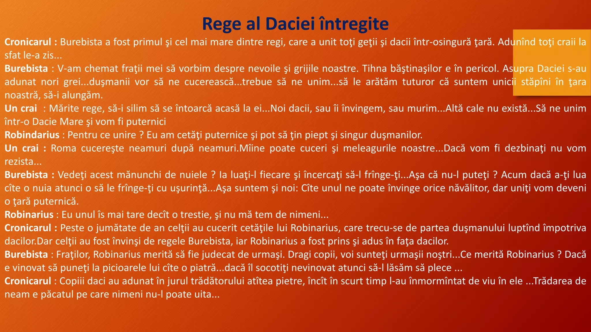 Statul dac sub conducerea lui burebista | PPTX