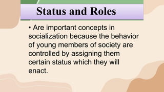Socialization and Enculturation: status and roles.ppt
