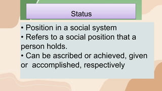 Socialization and Enculturation: status and roles.ppt