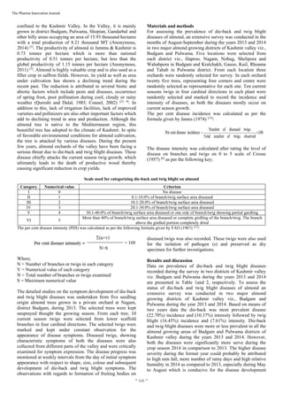 Status and symptomatology of die-back and twig blight,wendu.pdf