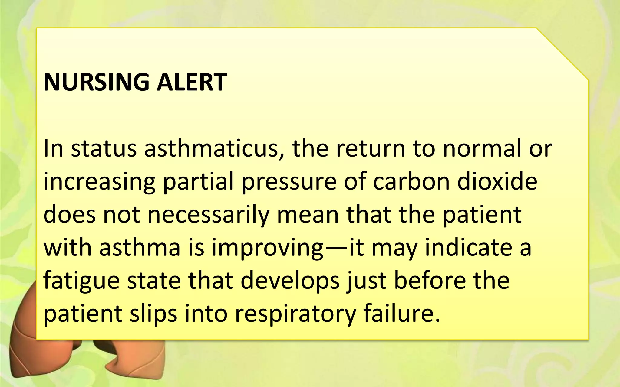 Status asthmaticus | PPTX