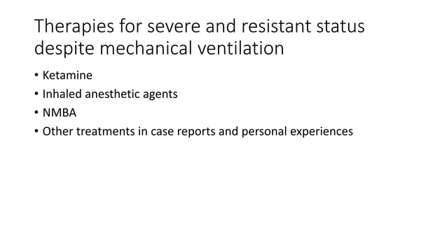 Status asthmaticus | PPTX