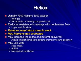 Acute management of STATUS ASTHMATICUS.This PPT deals with management ...