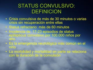 Status Convulsivo En El NiñO | PPT