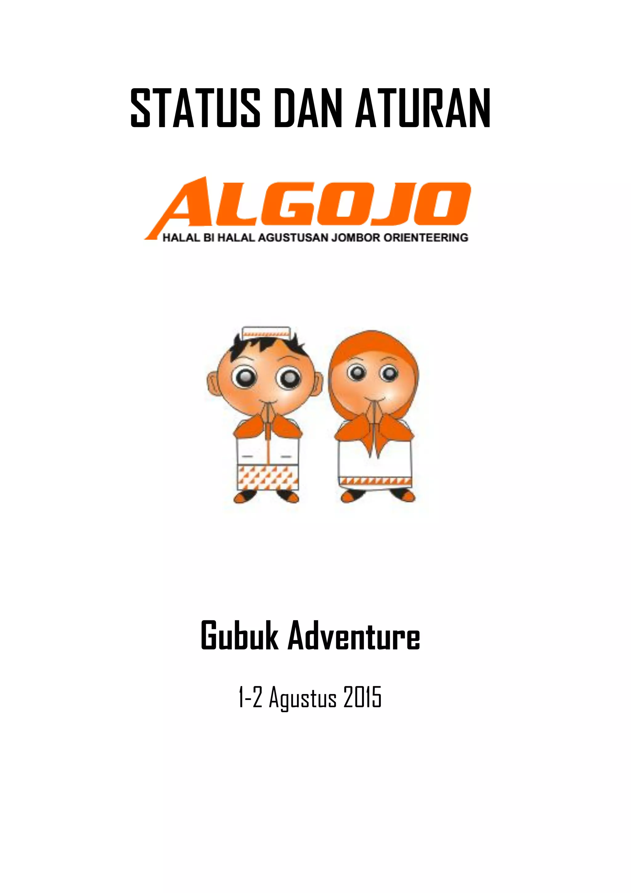 Status dan aturan lomba algojo 2015 | PDF