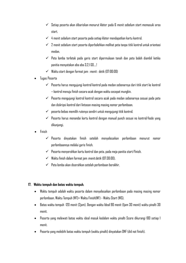 Status dan aturan lomba algojo 2015 | PDF