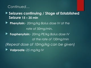 Status epilepticus | PPT