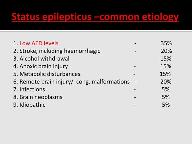 NEW GUIDELINES FOR Status epilepticus | PPTX