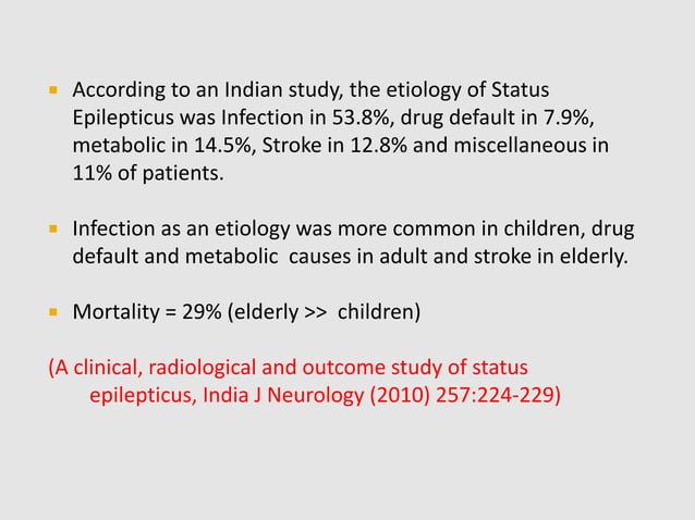 NEW GUIDELINES FOR Status epilepticus | PPTX