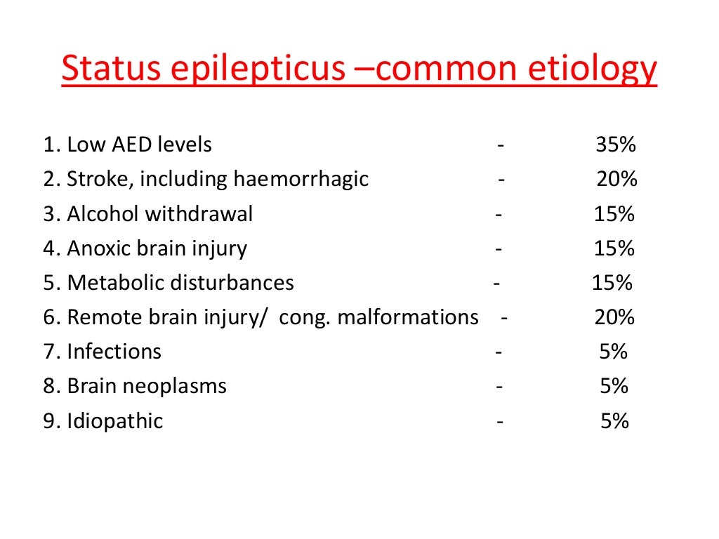 Status epilepticus