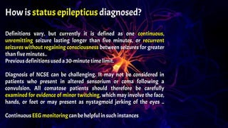 Management of Status Epilepticus | PDF