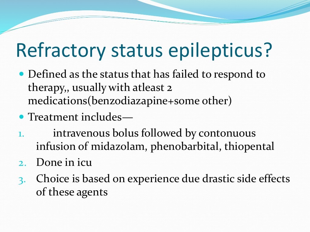 Status epilepticus