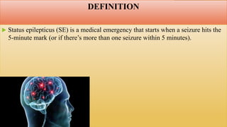 Status epilepticus | PPTX