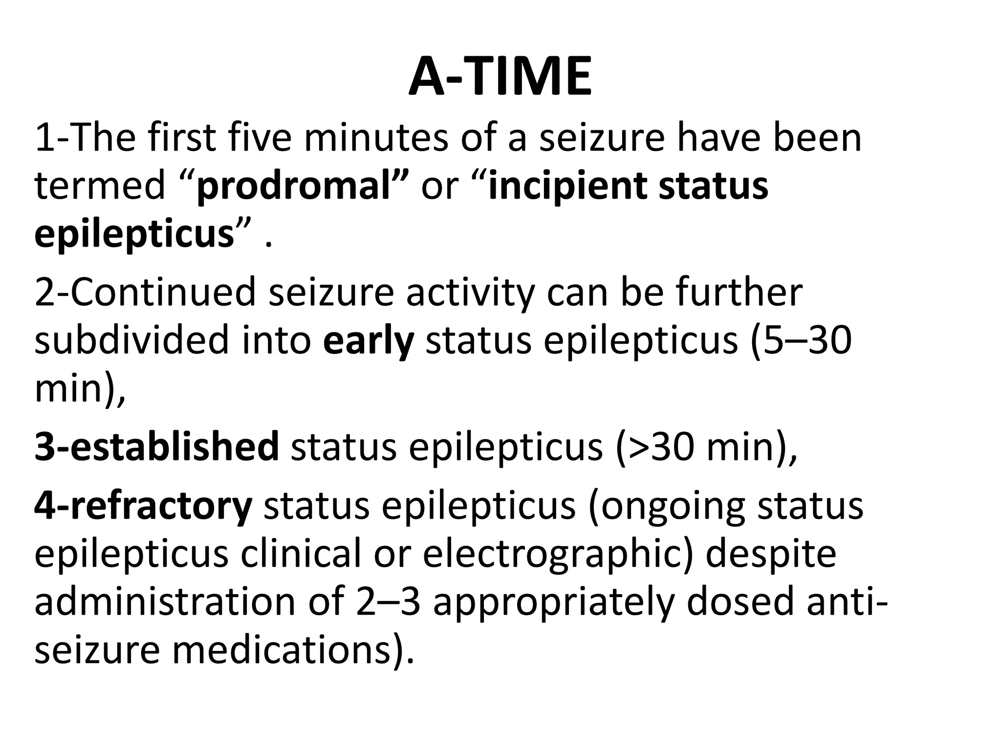 Status epilepticus | PPTX
