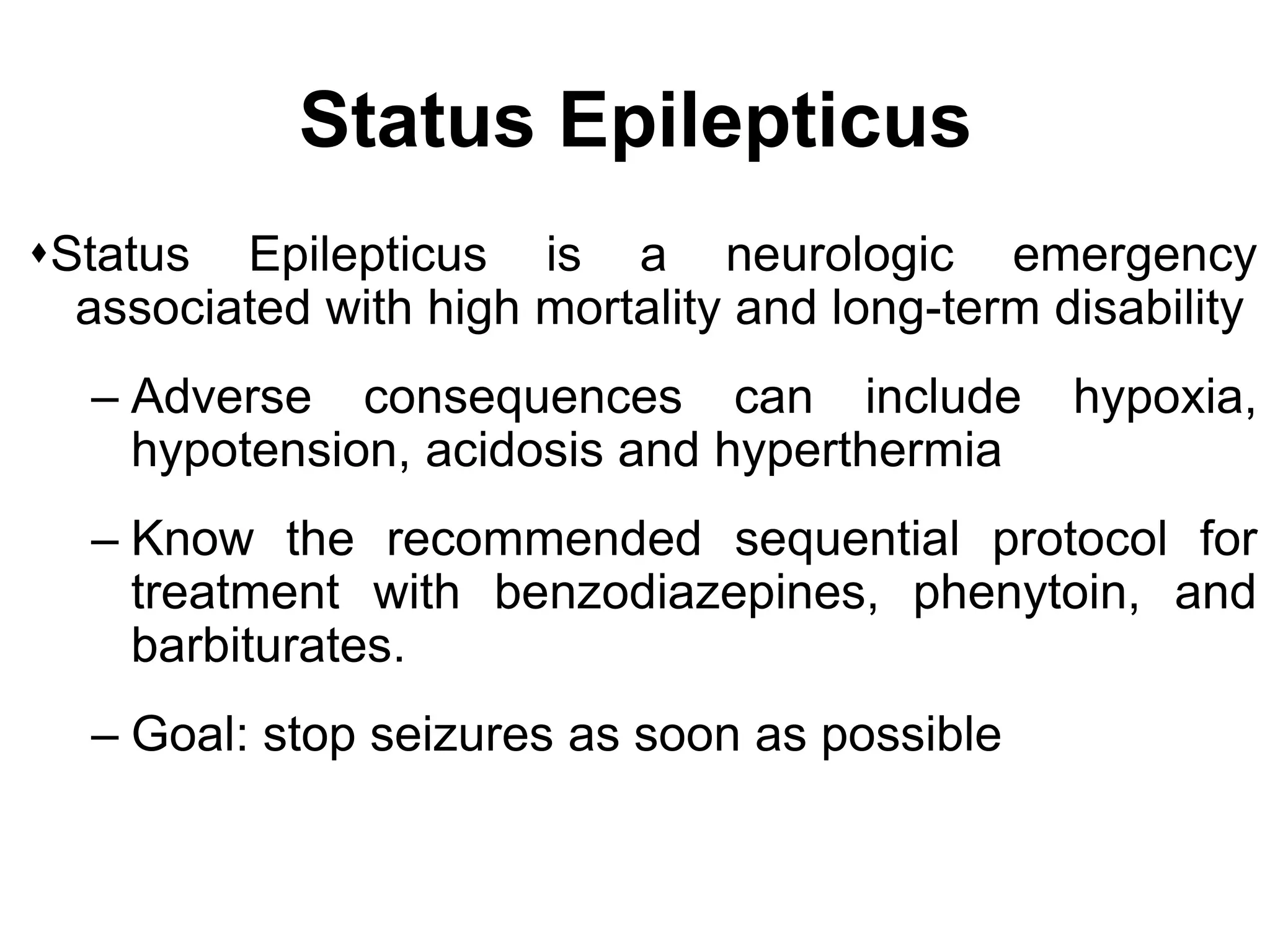 Status epilepticus IN CHILDREN | PPTX