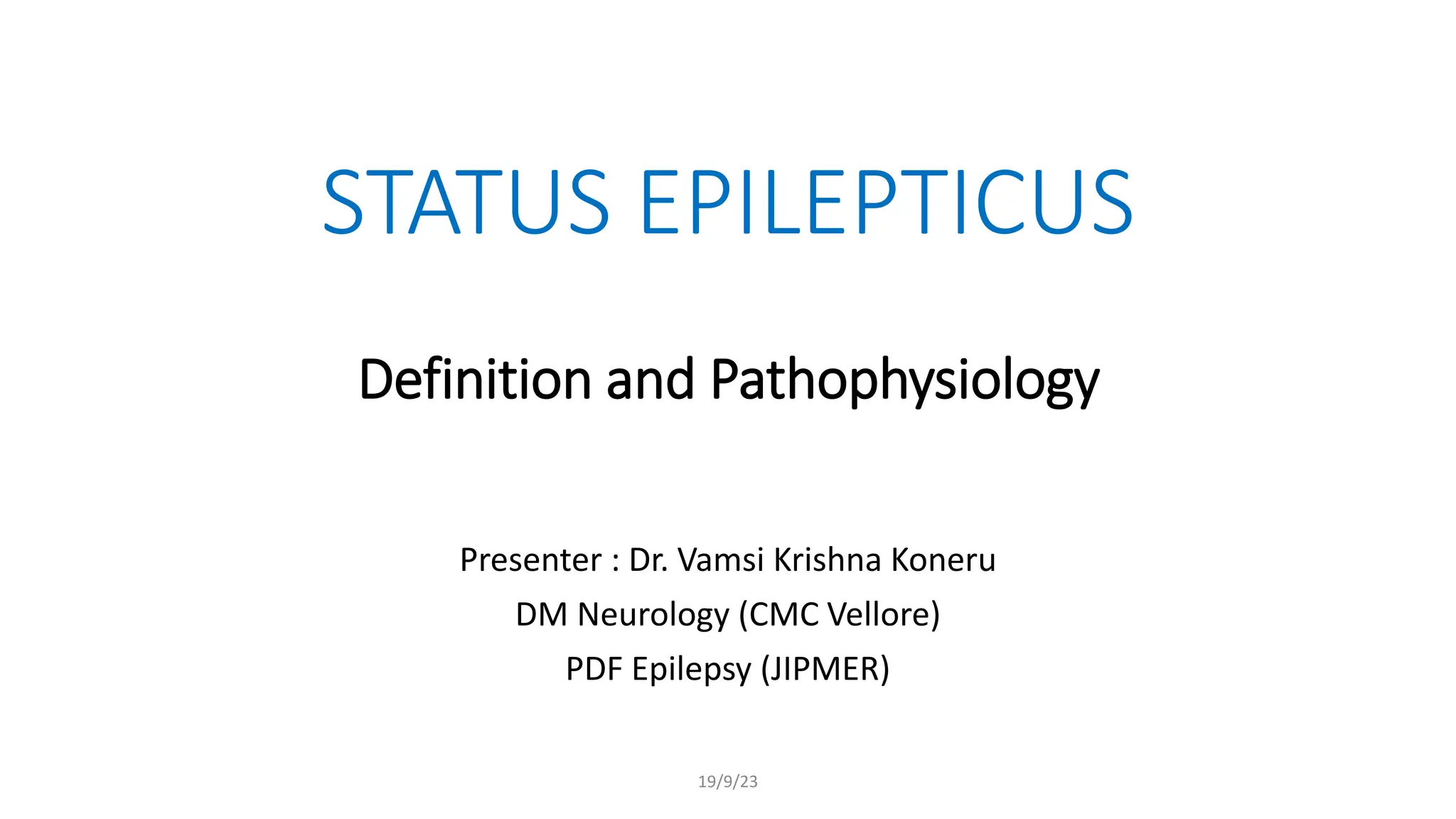 Pathophysiology Of Convulsive Status Epilepticus – LDYRKS