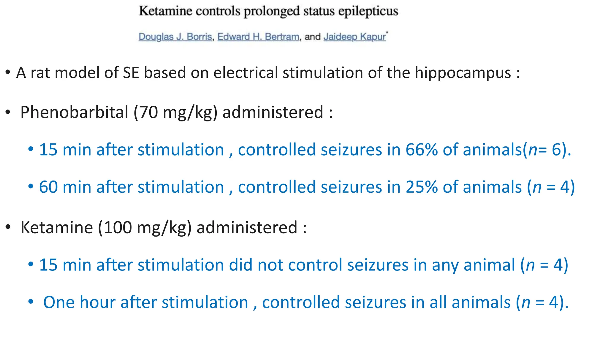 Status epilepticus-Definition and Pathophysiology | PPTX
