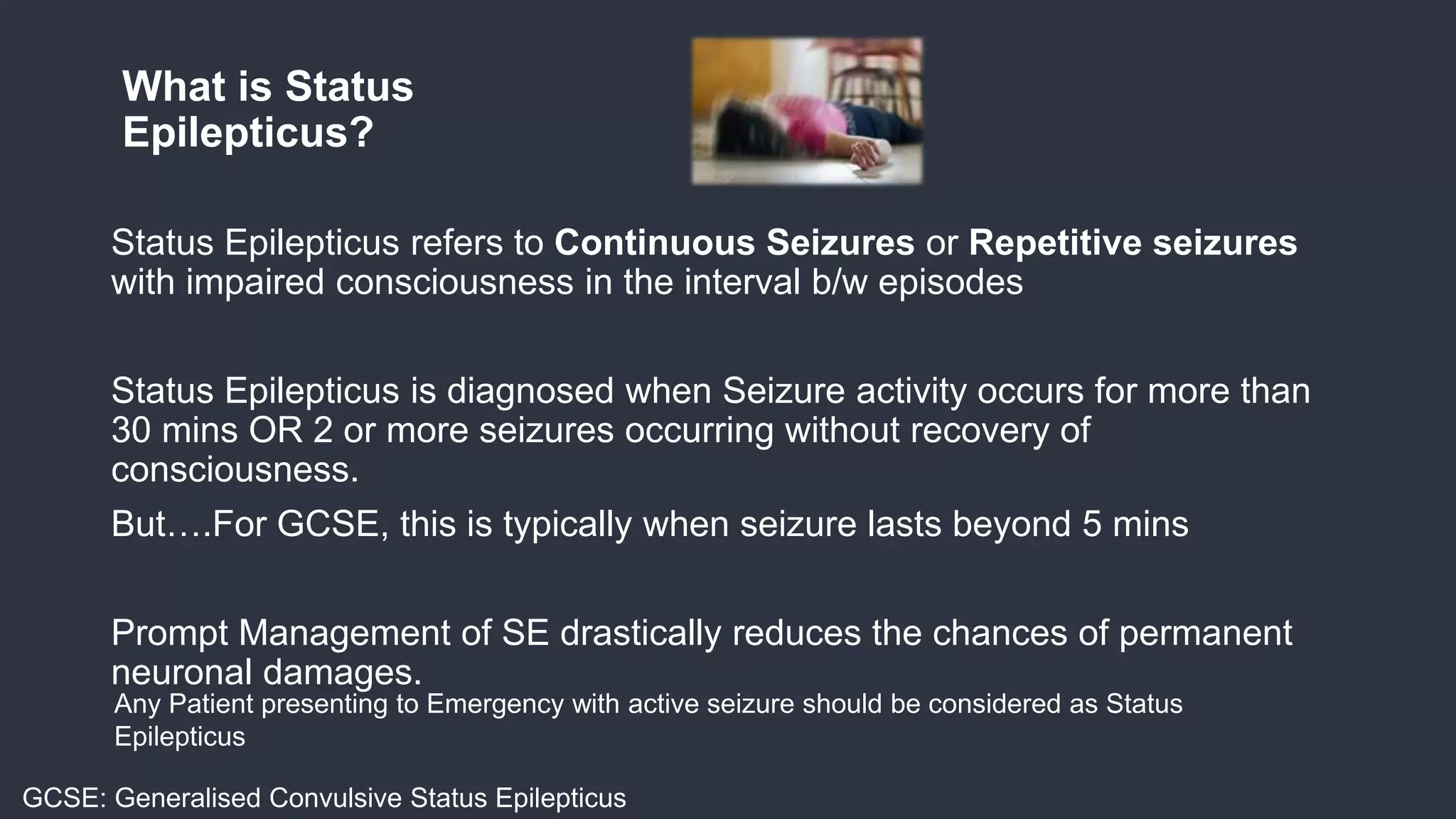 Management of Status epilepticus and Febrile convulsion | PPTX