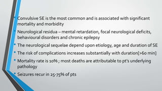 Status epilepticus and febrile convulsions | PPT