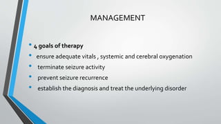Status epilepticus and febrile convulsions | PPTX