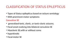 STATUS EPILEPTICUS AND RAISED ICP.pptx... | PPTX