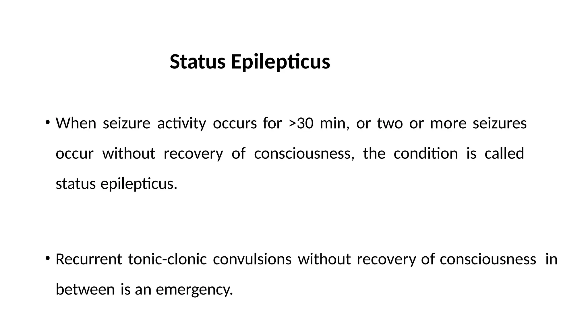 Status Epilepticus MBBS Practical , Treatment.pptx