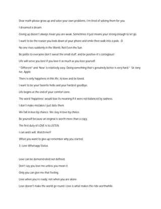 Status for whatsapp | PDF