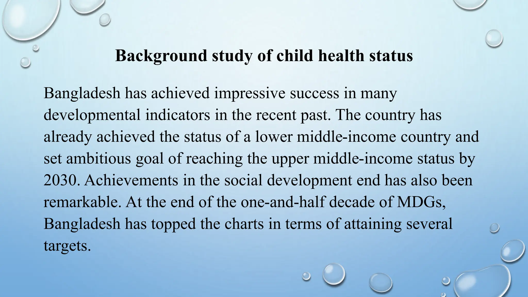 Status of Child Health in Bangladesh.pptx 2024 | PPTX