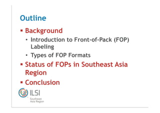 Status of FOPs in the Asian Region_2015 | PDF