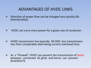 Status of hvdc links | PPTX