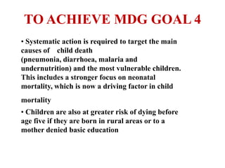 STATUS OFMILLENIUM DEVELOPMENT GOALS | PPTX