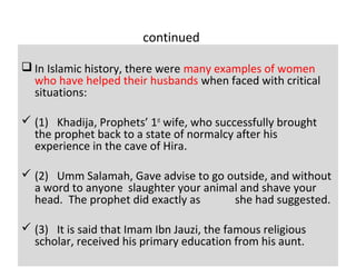 Status of muslim women in islam | PPT