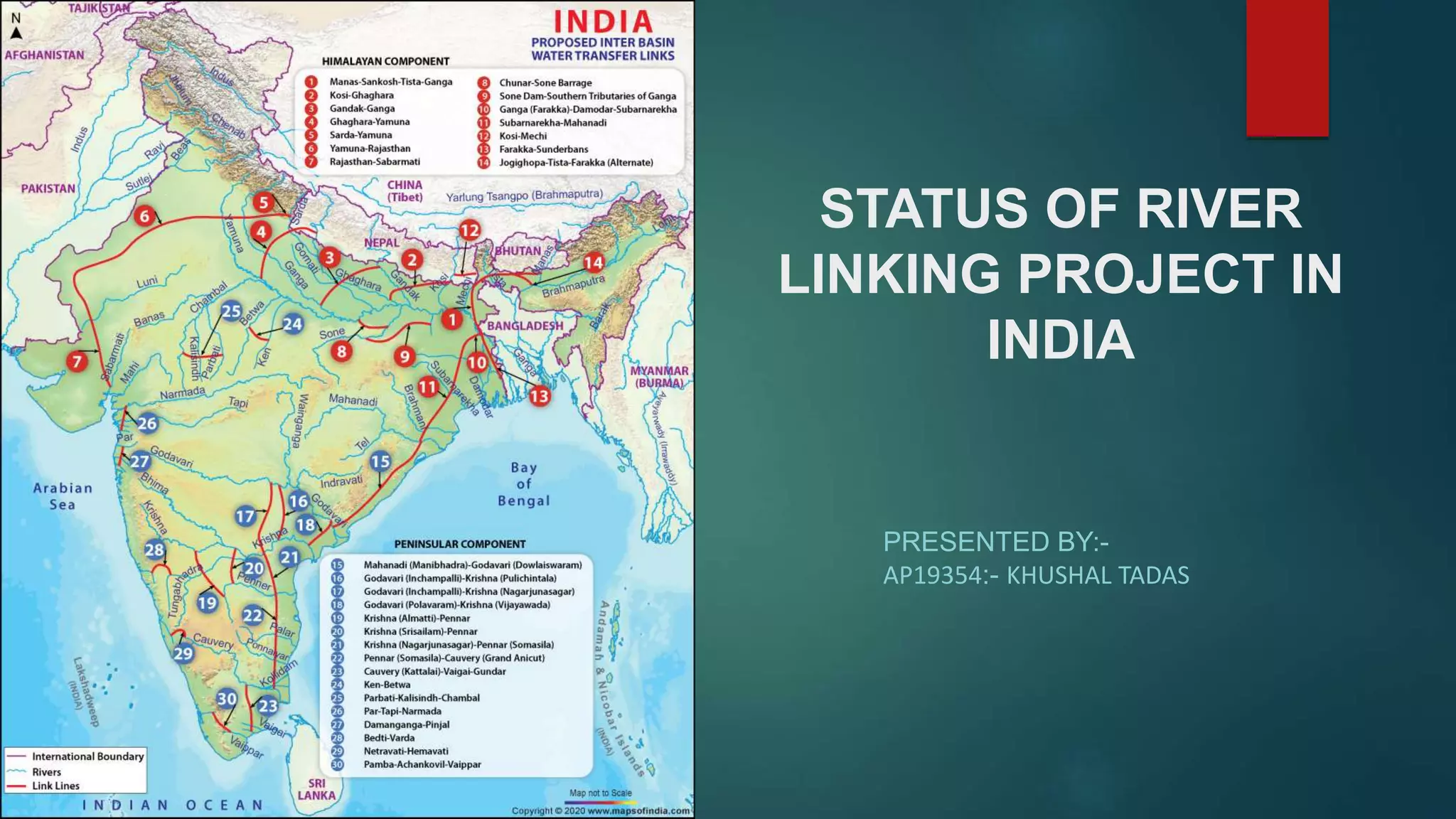 Status of river linking project in india | PPTX