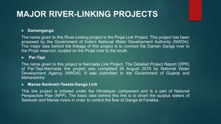 Status of river linking project in india | PPT