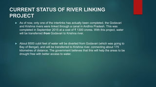 Status of river linking project in india | PPT