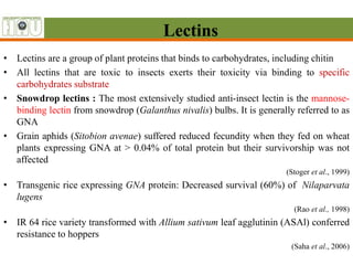 Status of Transgenics in Pest Management: Global and Indian Scenario | PPT