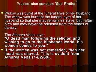 Status of women in hinduism | PPT