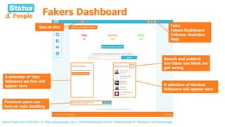 StatusPeople Fake Followers App Help Doc | PPT