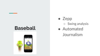 Artificial Intelligence in Athletics | PPTX